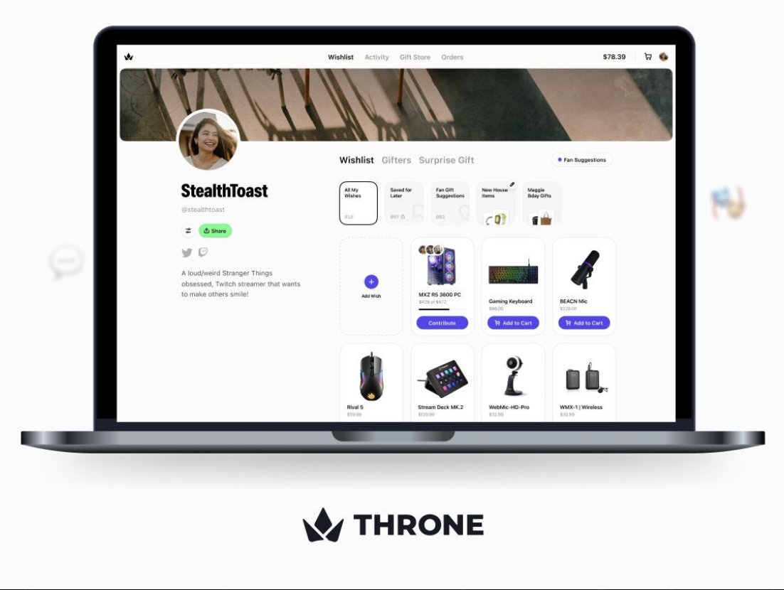 Throne Wishlist Setup Checklist: 8 Steps to Start Strong as a Creator